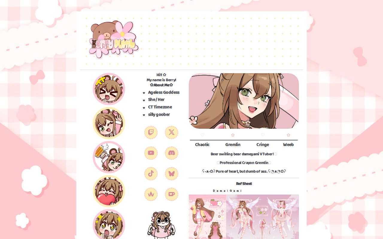 BerryDumb | Beer swilling Bear Damegami VTuber